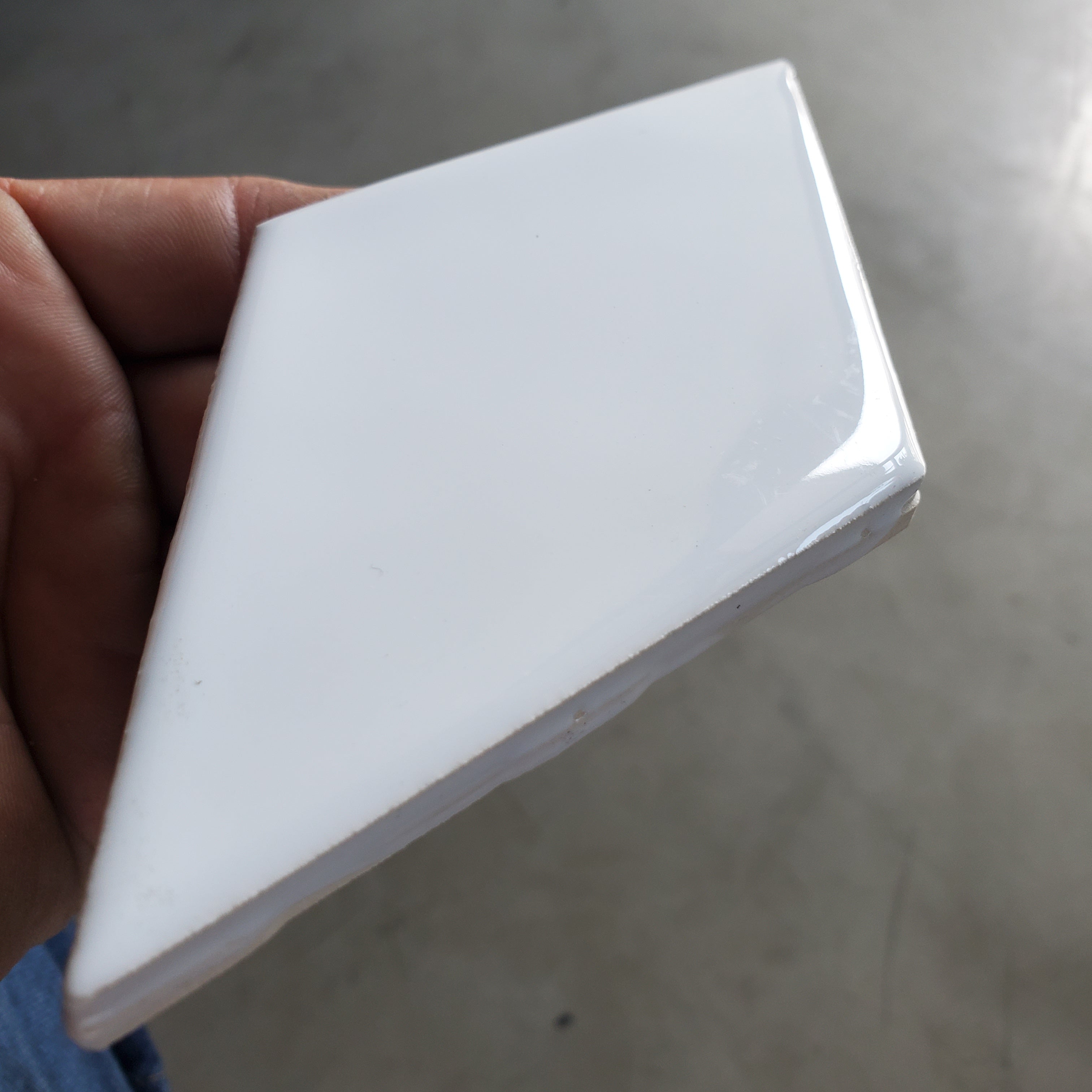 3x6 LC15 Luxcraft White Rhombus Glazed Subway Tile - Sold by ctn ...